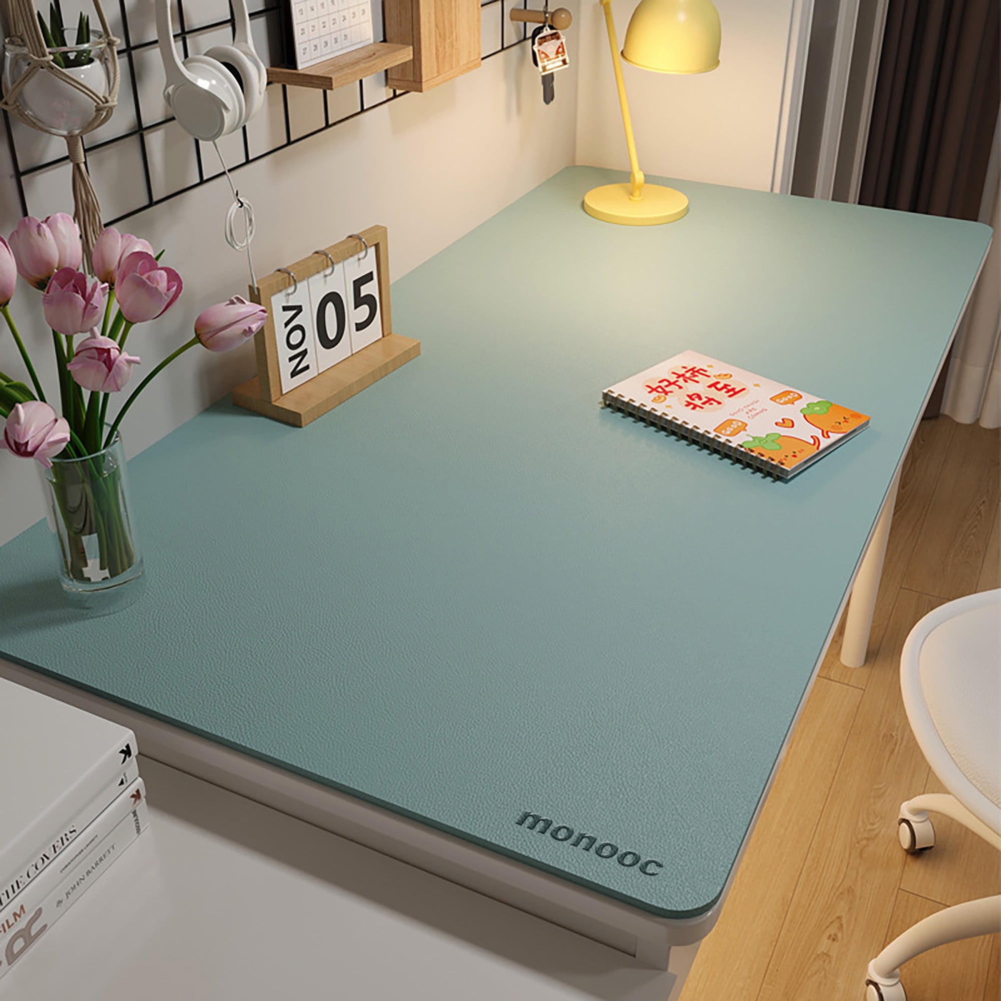 monooc Extra Large Silicone Table Mat, Genuine Food-Grade Silicone Mat ...
