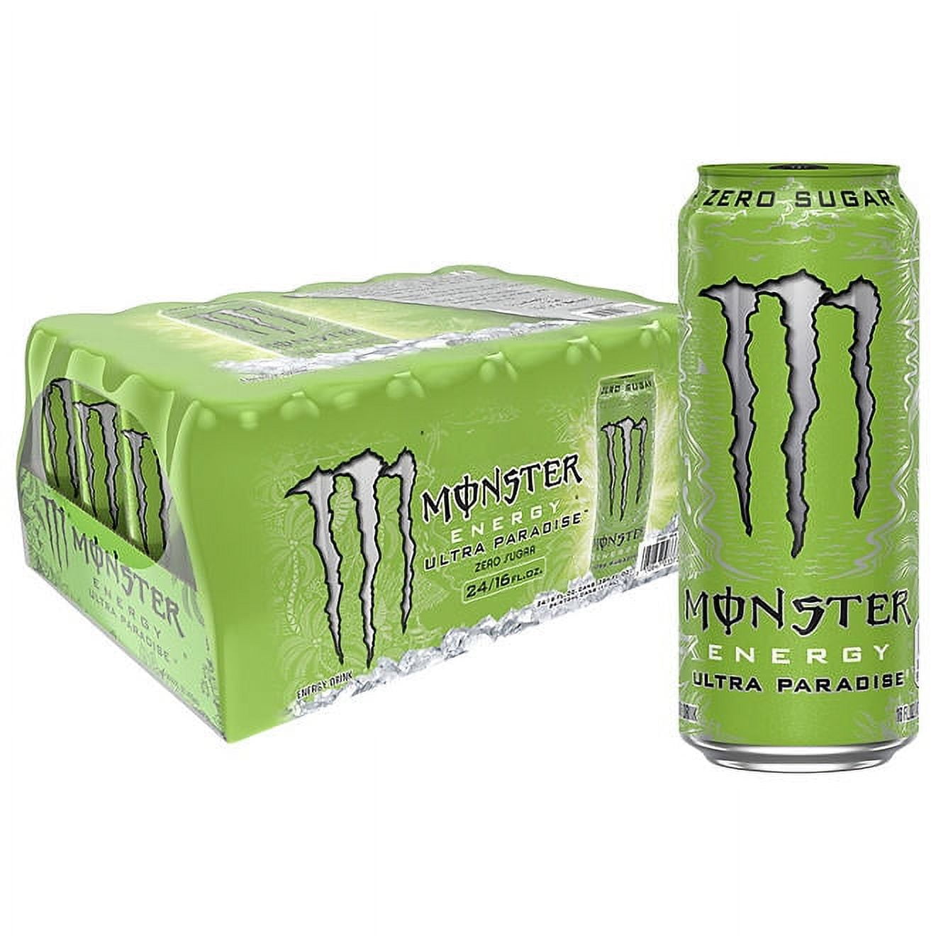Monster Energy Ultra Paradise, Zero Sugar, Invigorating Island Flavors ...