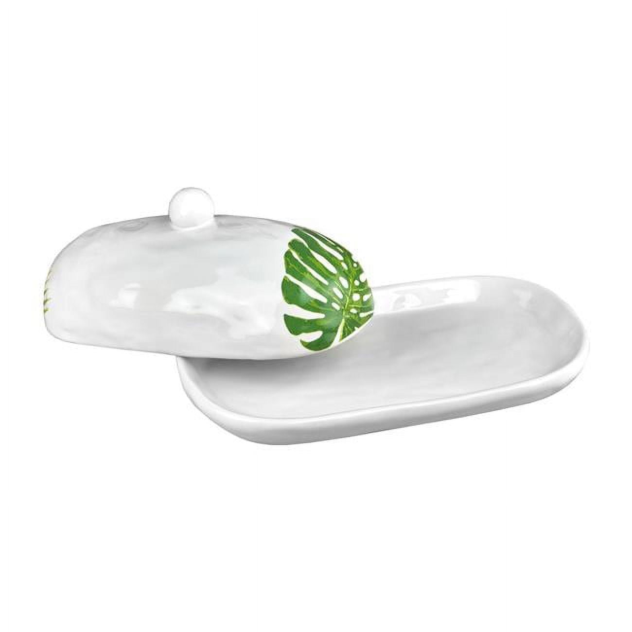 monstera-palm-leaf-butter-dish - Walmart.com