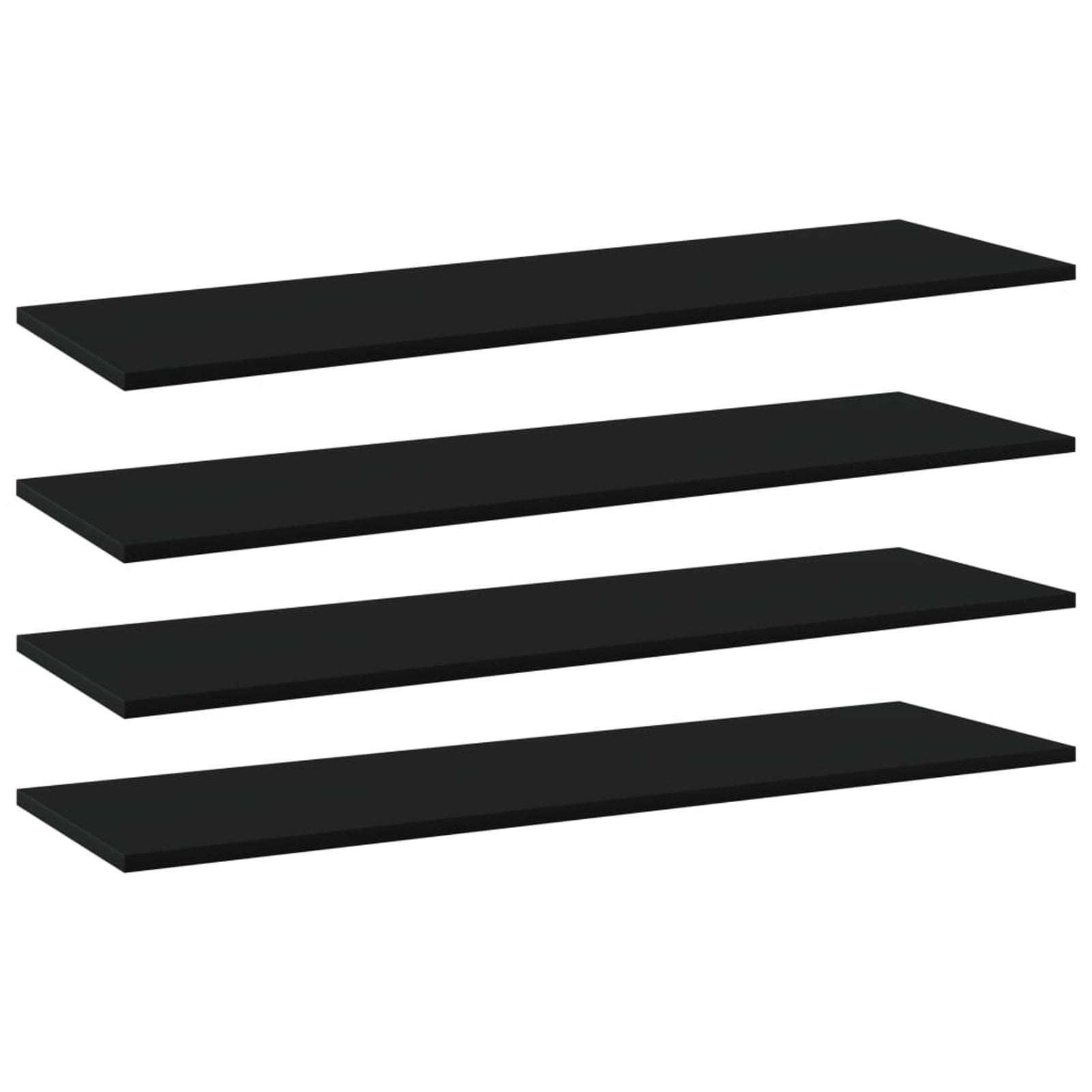 moobody 4 Piece Bookshelf Boards Chipboard Replacement Panels Storage ...