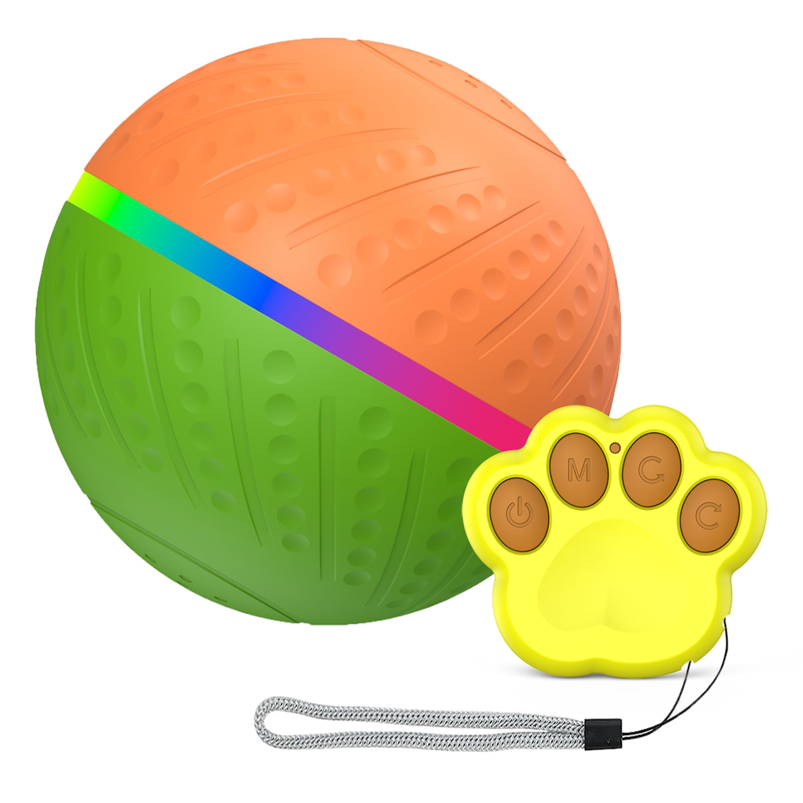moobody Dual Mode Interactive Toy Ball for Dogs - Remote Control Jolly ...