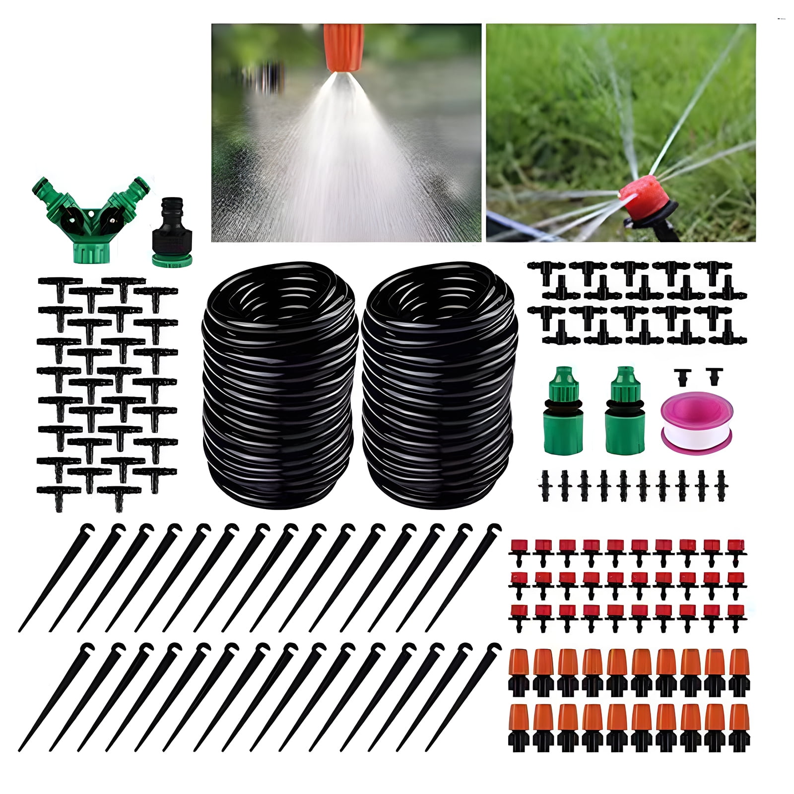 moobody Garden Drip Irrigation System, Convenient DIY Watering Kit ...