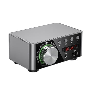 Moukey Home Audio Amplifier 220W Dual Channel Stereo Receiver System ...