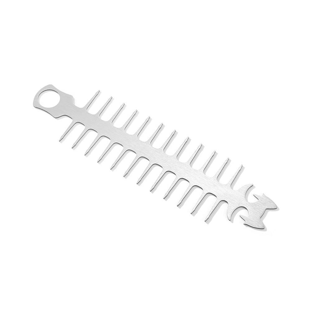 moobody Roasting Fork Camping Picnic BBQ Fork Stainless Steel Fish Bone ...