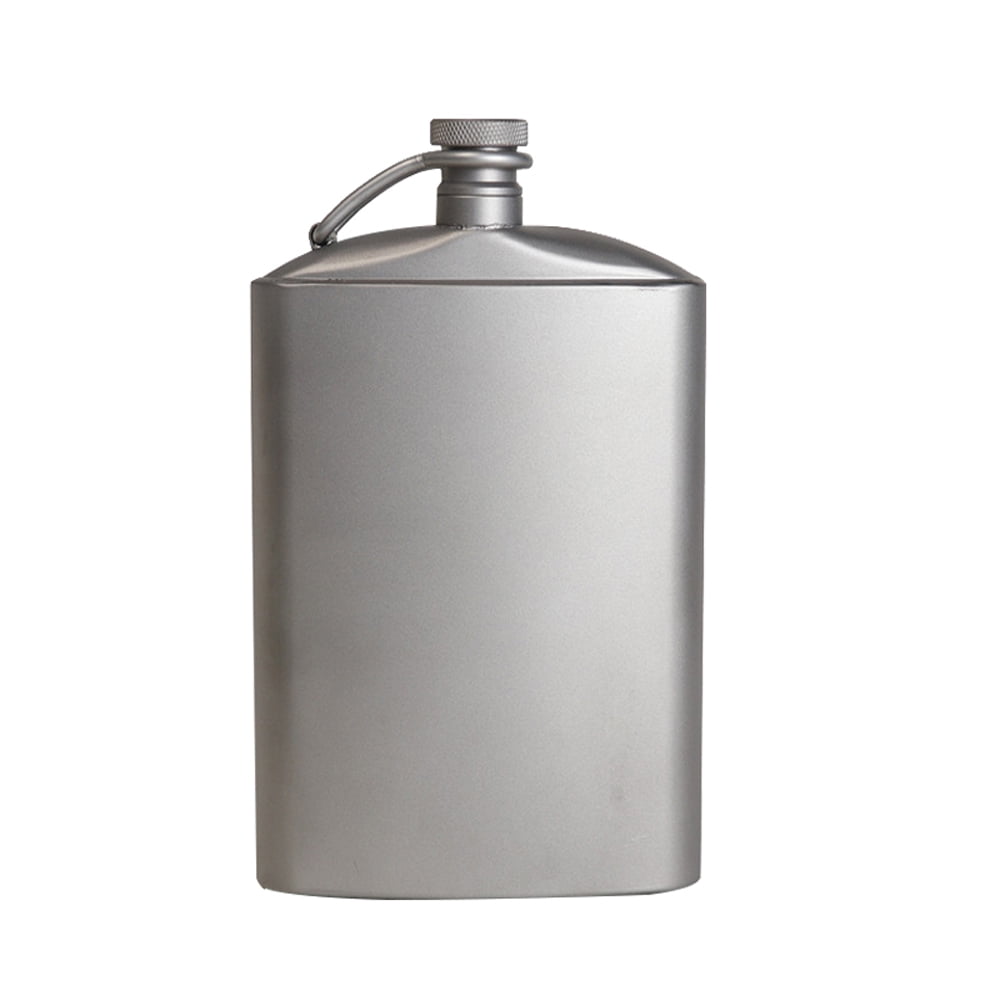 moobody Titanium Flask Hip Flagon with Screw Clip Ultralight Hydration ...