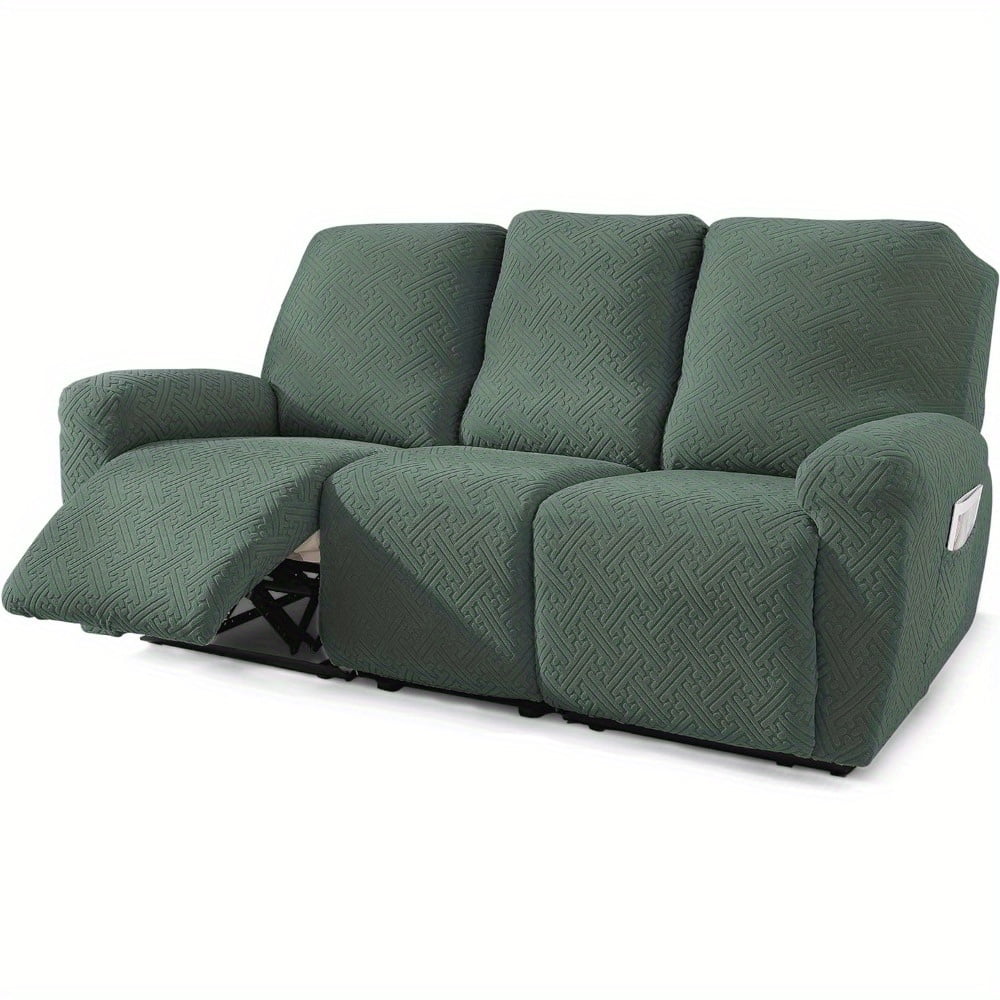 Moocr Stretchy Recliner Sofa Covers 3 Seater Couch Cover Recliner Sofa 3 Cushions Sofa Recliner