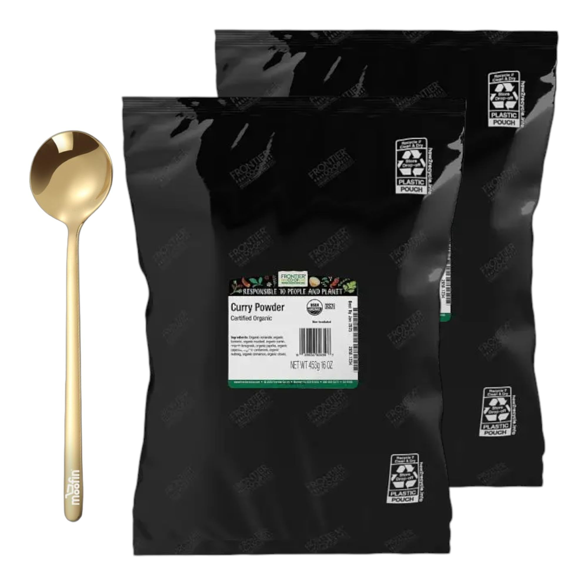 moofin Frontier Co-Op Seasoning Curry Powder, 1 H2FSDLb Bulk Bag ...