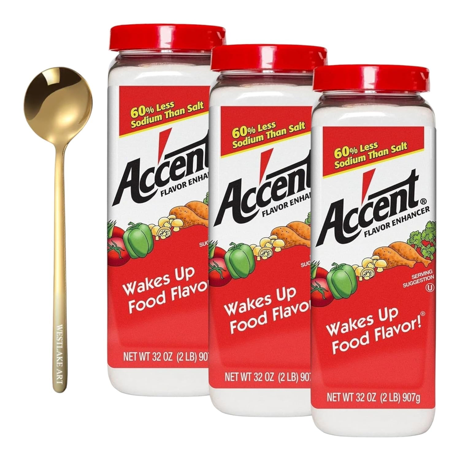 moofinFlavor Enhancer, 2 Lb - Food Enhancer with Moofin Golden SS Spoon ...