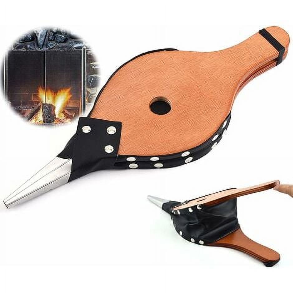 moon-Fireplace Bellows Grill Bellows Wooden Air Blower Fire Blower for ...