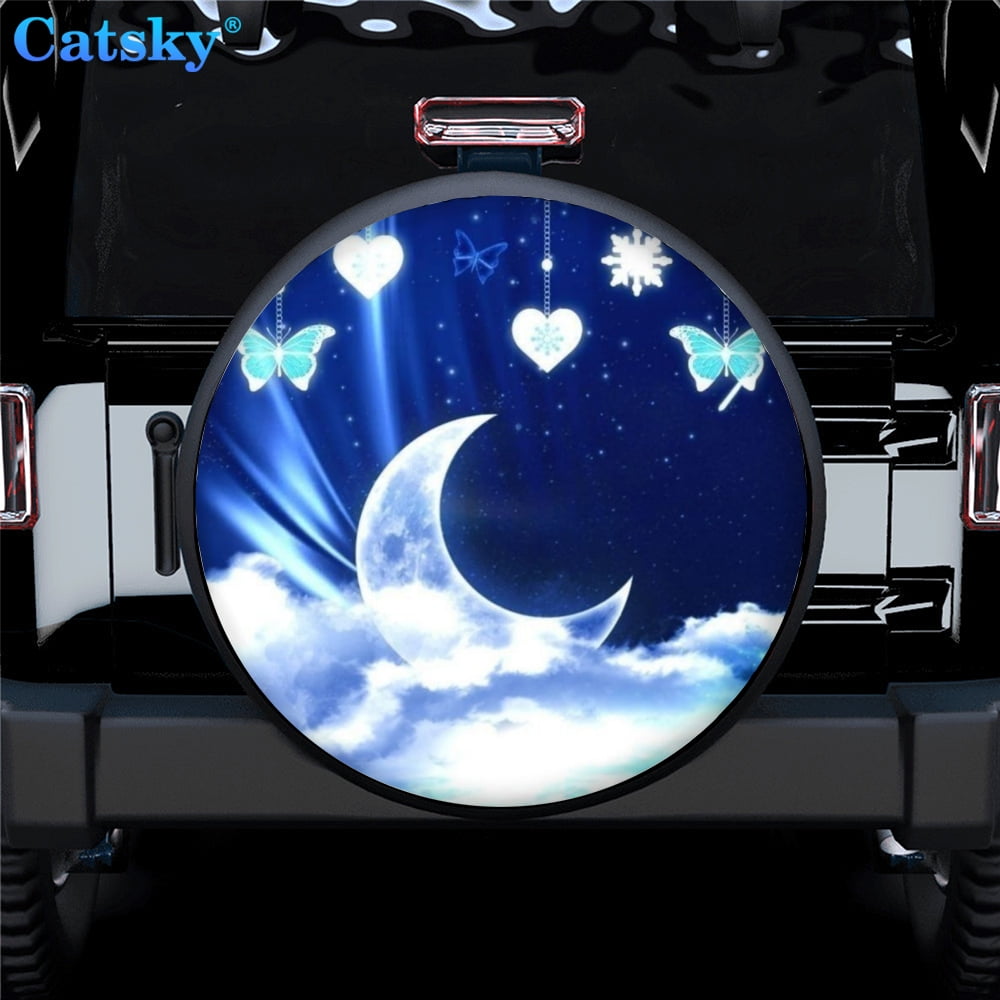moon SUV Car Tire Cover Father's Gift Auto Parts Spare Tire Cover ...