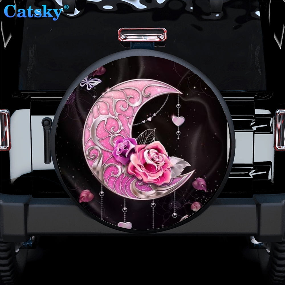 moon SUV Car Tire Cover Father's Gift Auto Parts Spare Tire Cover ...