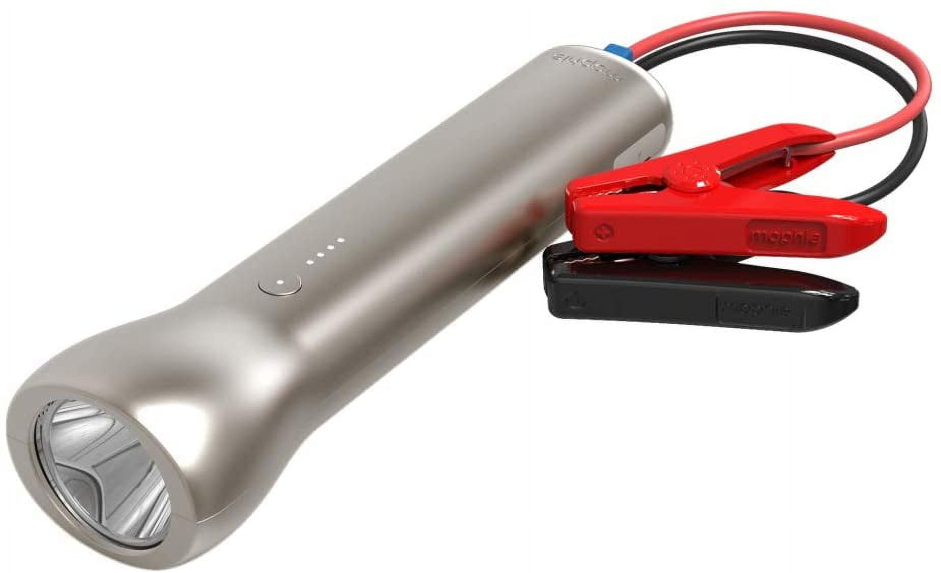 mophie Powerstation GO Flashlight - Rechargeable Lithium Flashlight with Portable Car Jump ...