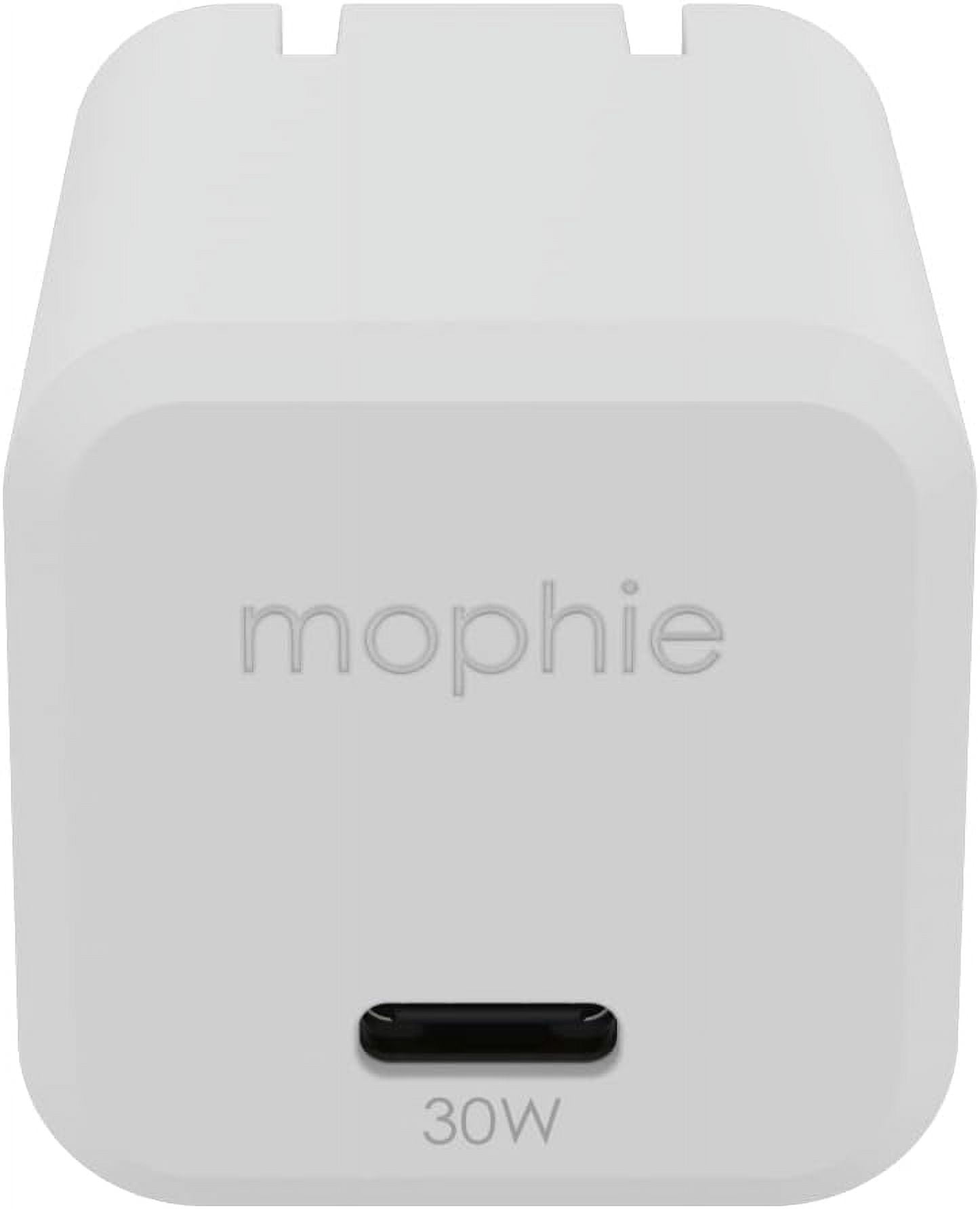mophie USB C Charger GaN 30W Fast Compact Foldable Charger for MacBook ...