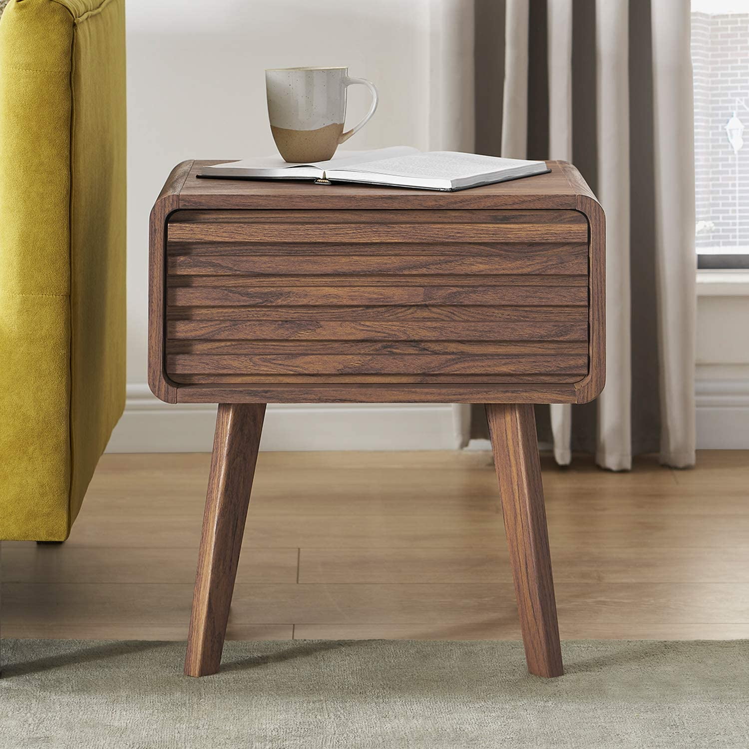 mopio Ensley Nightstand, Side Table, End Table, Mid Century Modern ...