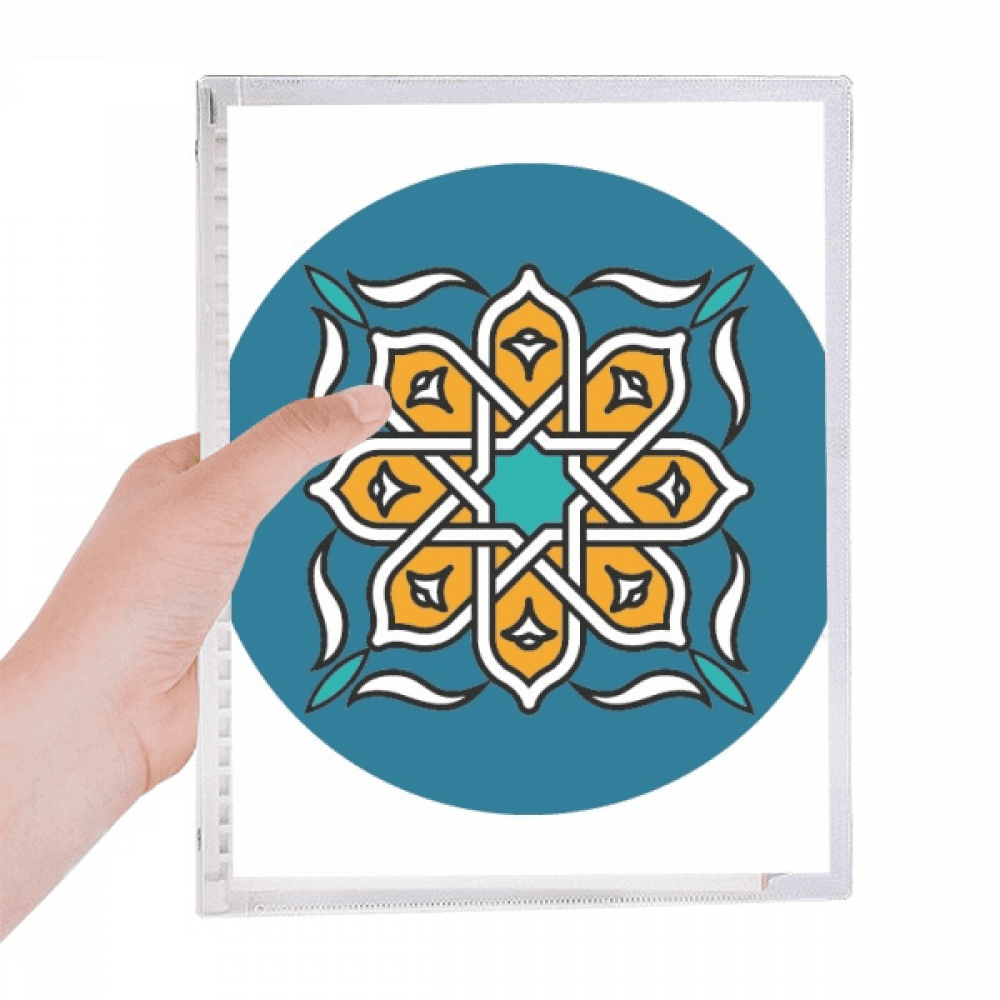 morocco style flower pattern notebook loose diary refillable journal ...