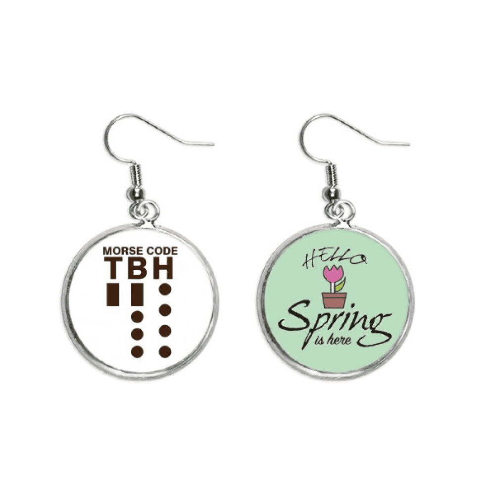 morse code hstly expressed point line decoration dangle season sp ...