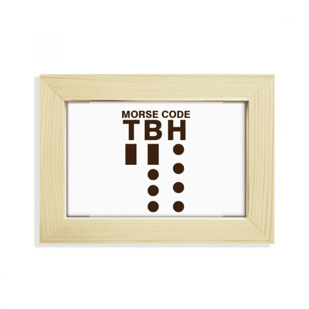 morse code hstly expressed point line desktop decorate photo frame ...