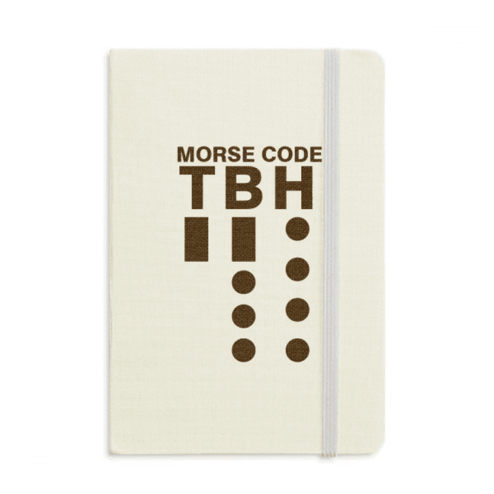 morse code hstly expressed point line notebook official fabric hard ...