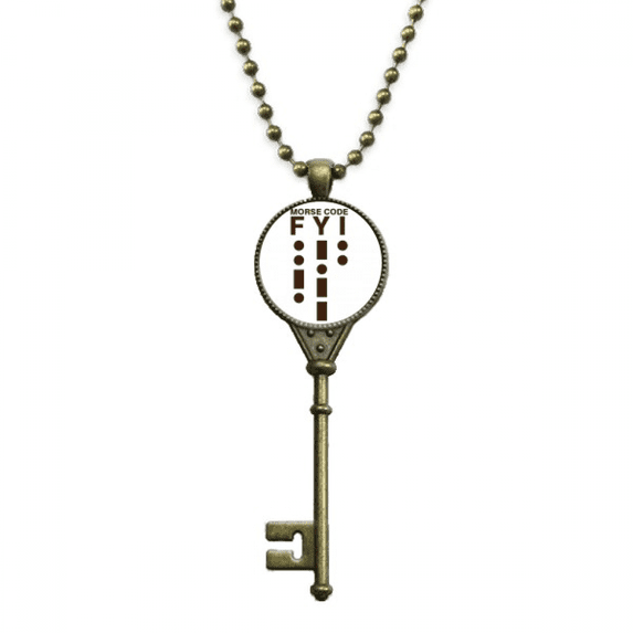morse code reference points lines key necklace pendant tray embellished ...