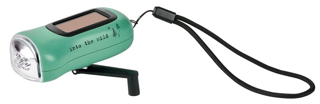 moses. Fernweh Dynamo Solar Flashlight, Rechargeable Battery Torch with ...