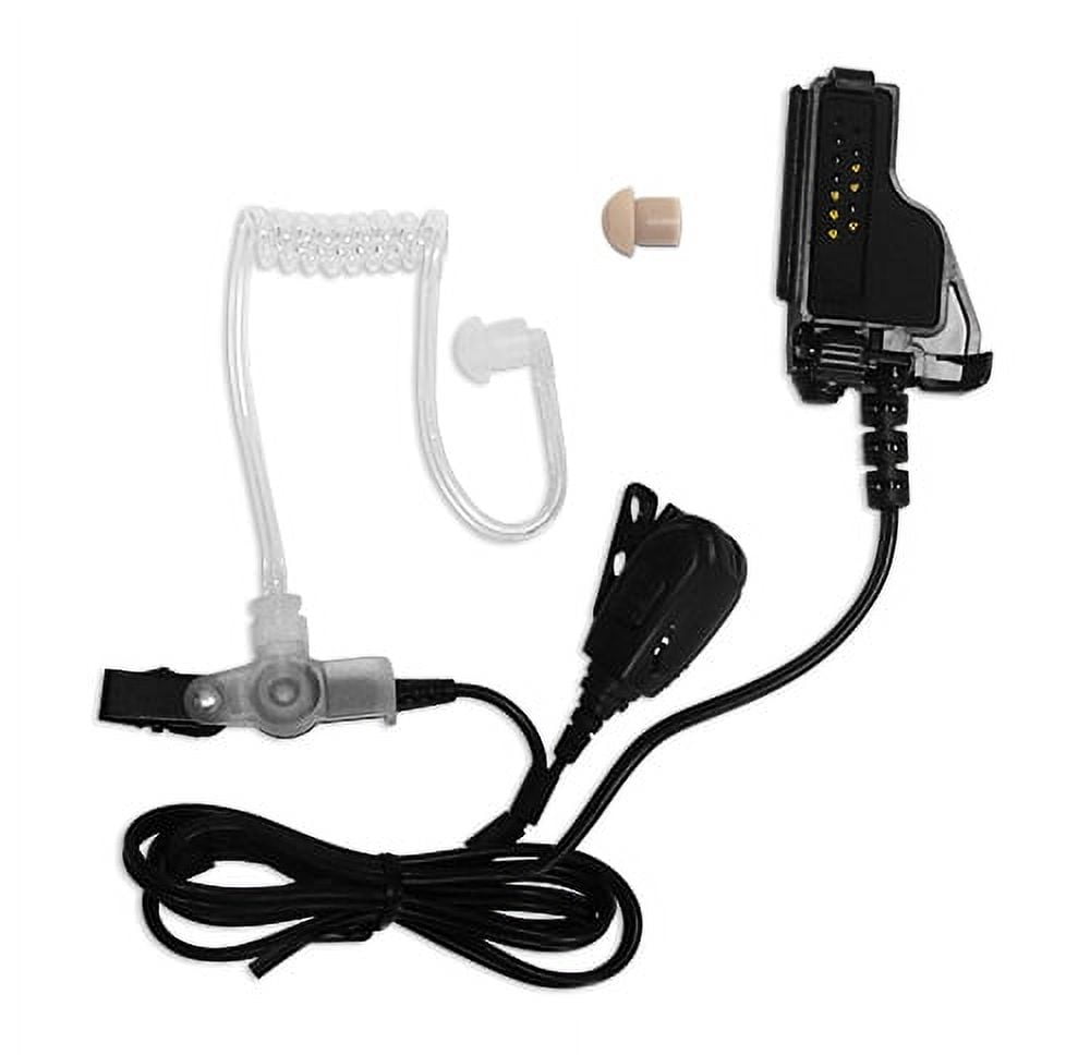 Titan Surveillance Acoustic Earpiece and Mic Kit, Quick Disconnect, PTT ...