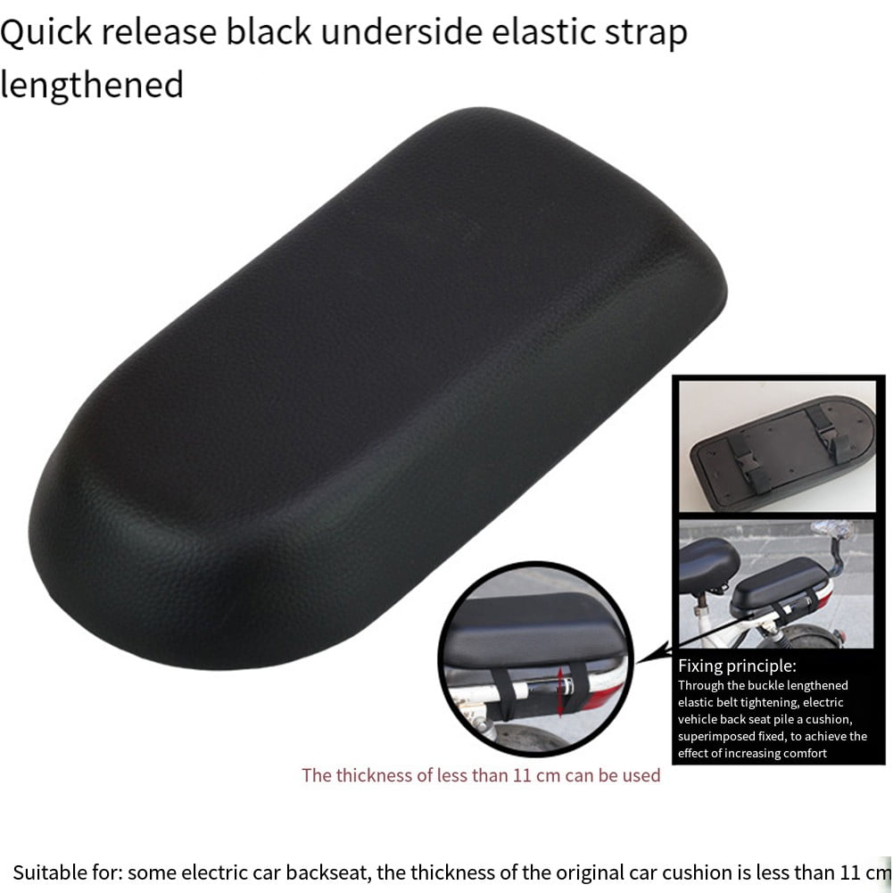 mount bike electric Bicycle Rear Saddle With Back Rest rear saddle ...