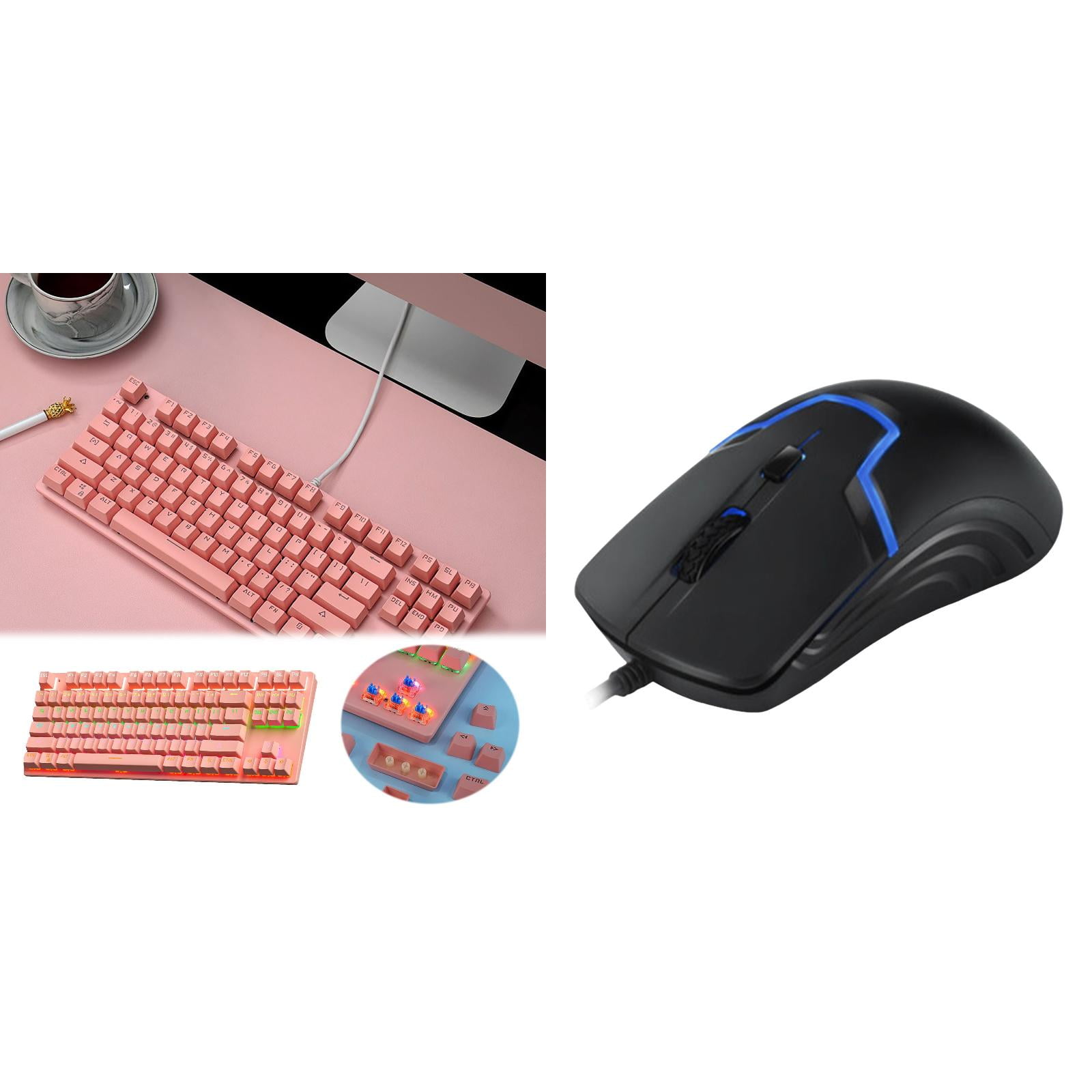 mouse for laptop Screen Mapping gaming set Mechanical Keyboard With 87 ...