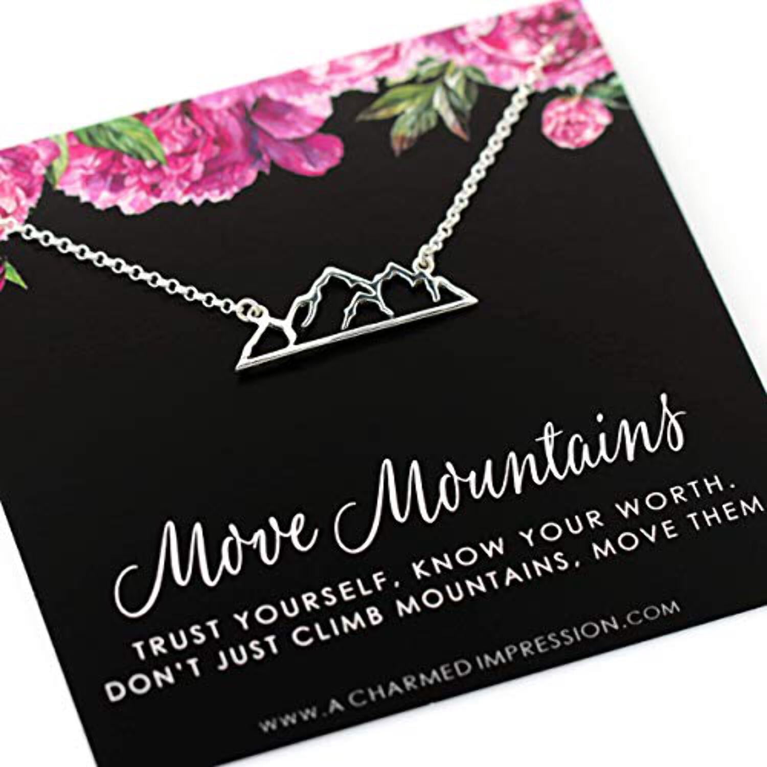 move-mountains-sterling-silver-mountain-necklace-climber-gifts ...