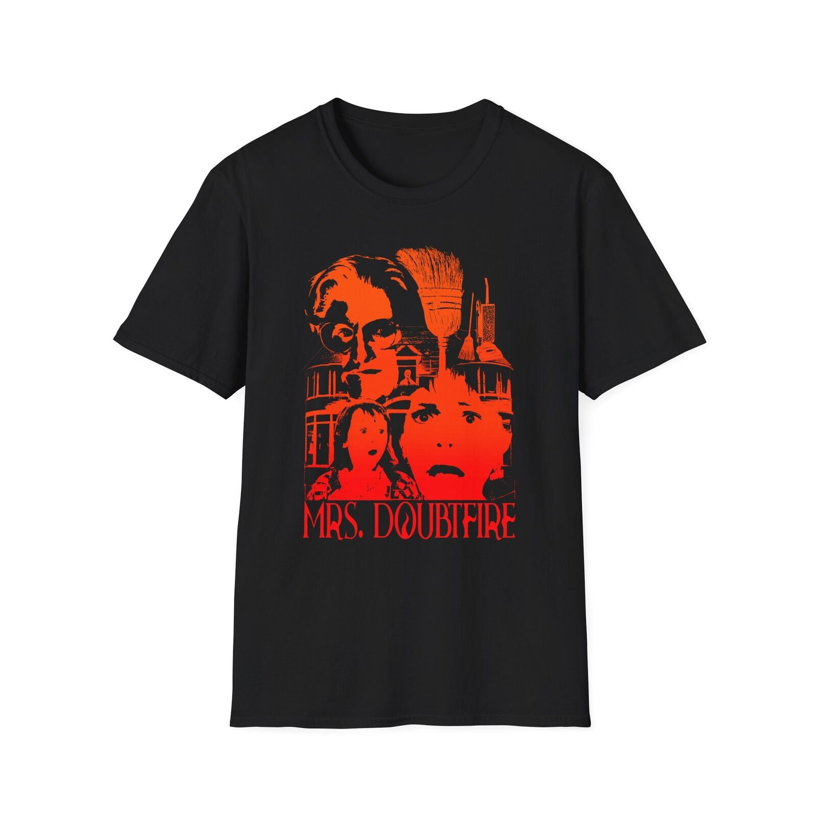 mrs. doubtfire 1993 horror movie parody tshirt - Walmart.com