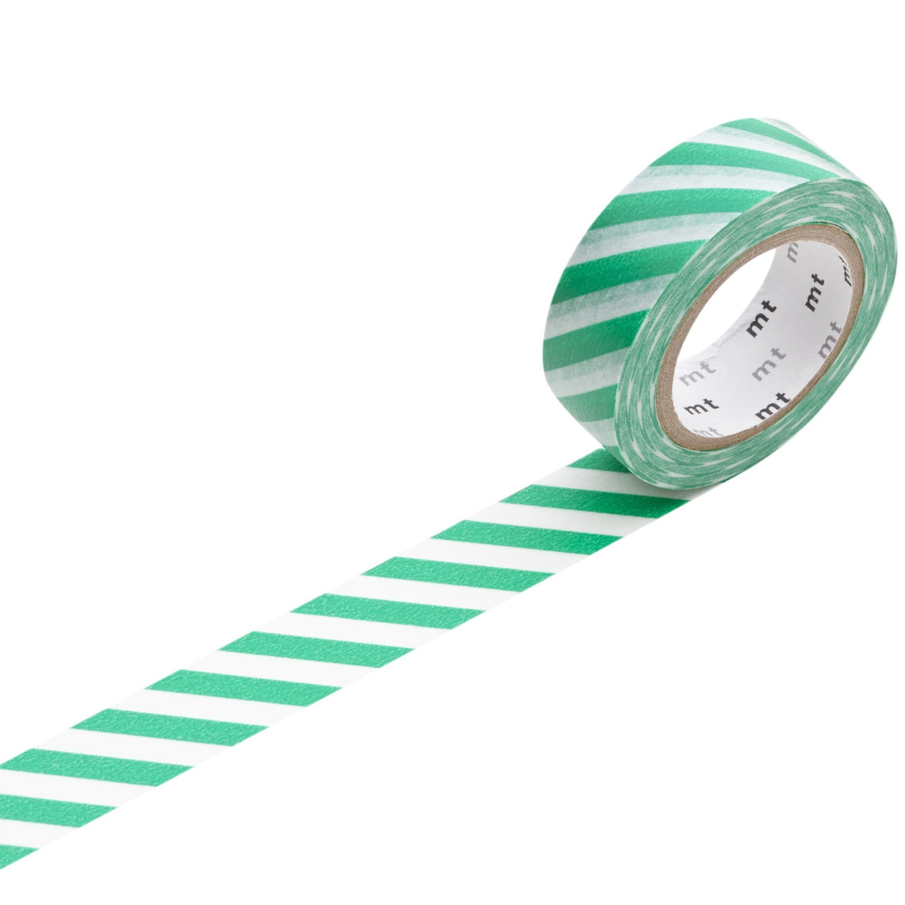 mt Patterns Washi Paper Masking Tape: 3/5 in. x 33 ft. (Stripe Green ...