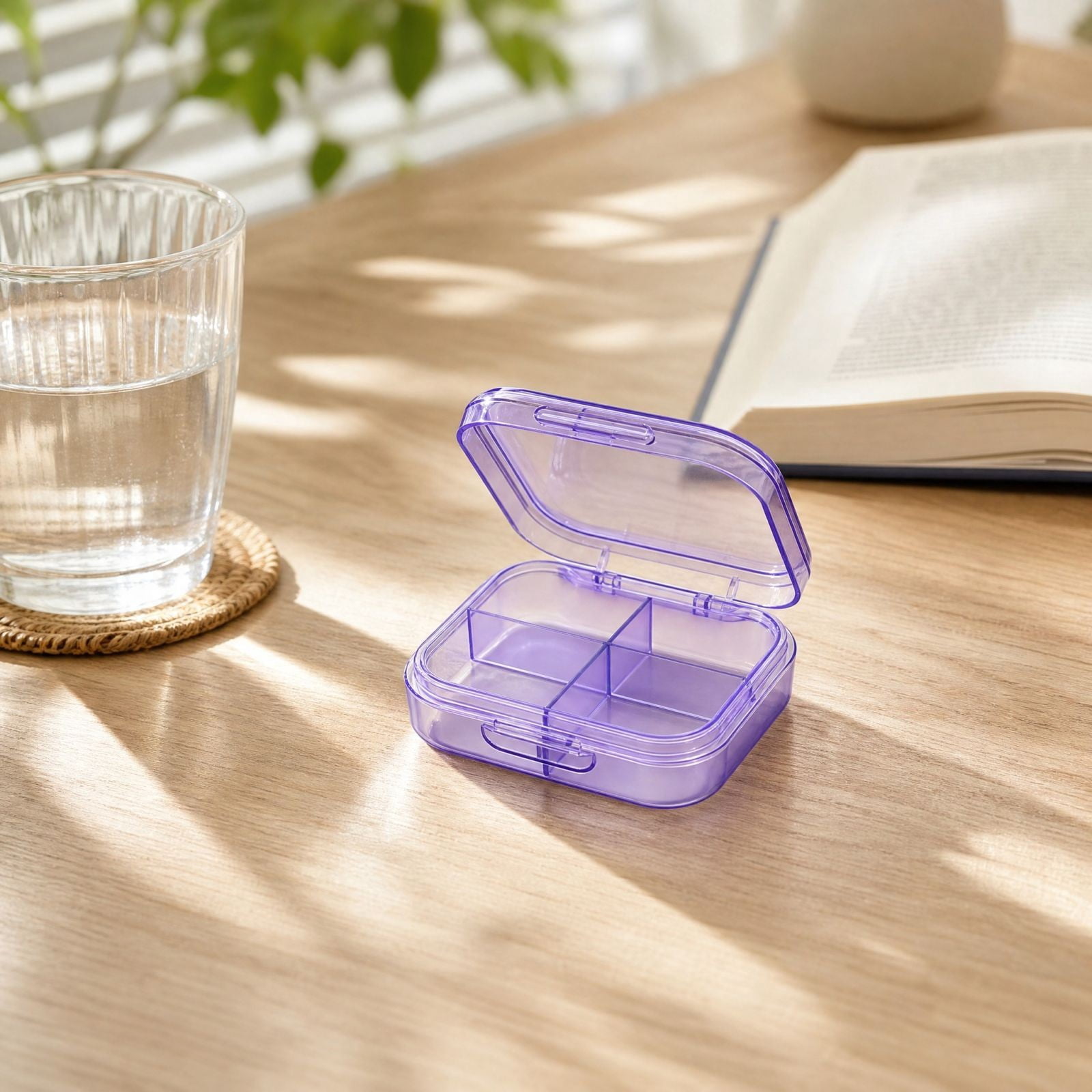 mtpzqdy Pill Organizer Box Waterproof Pill Box for Travel Home Small ...