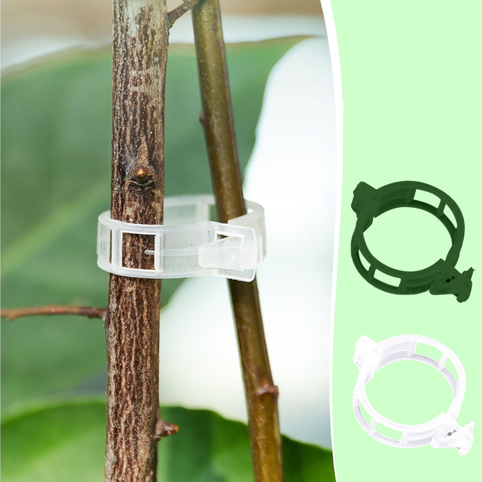 mtvxesu 150Pcs Plant Fixing Clips,Plastic Grafting Clips, Binding Clip ...