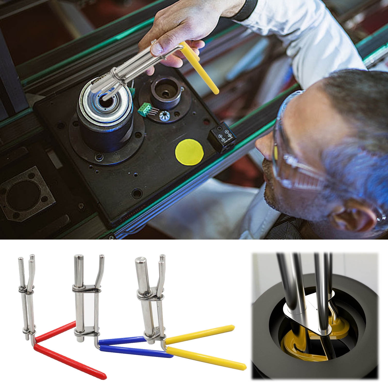 mtvxesu 3 PCS Hydraulic Cylinder Piston Rod Installation Tool Set with ...