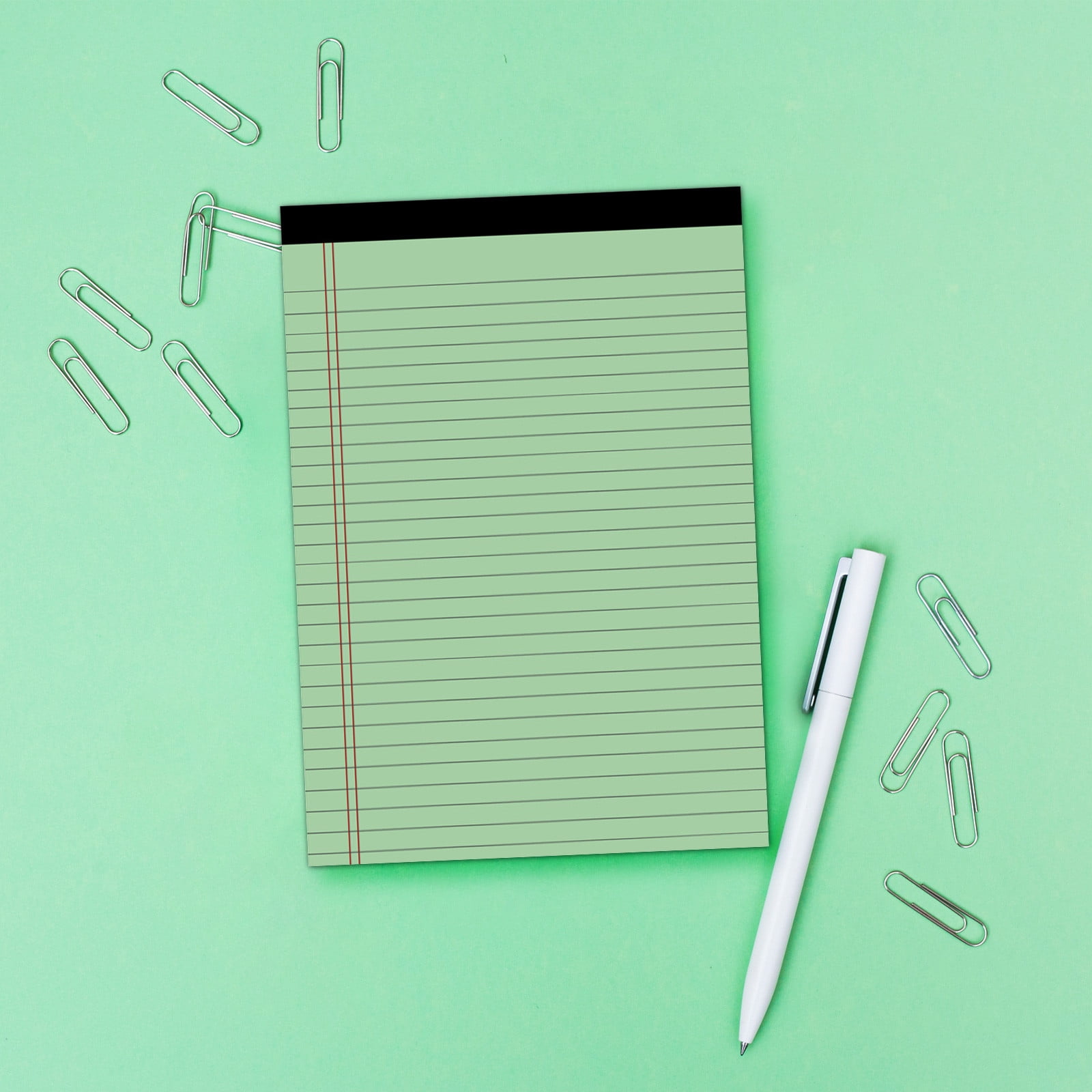 mtvxesu A4 Tear-Off Notepad 50 Pages Horizontal Line Memo Planner ...