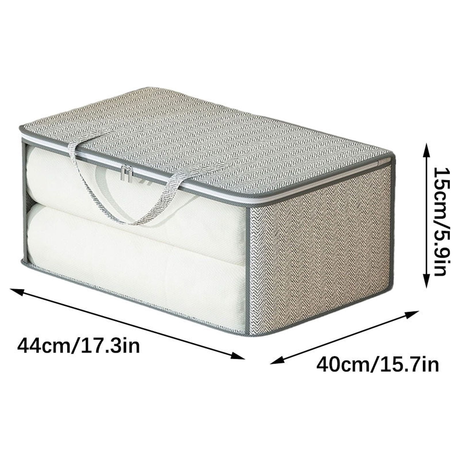 mtvxesu Bag Storage Organizer, Zipper Storage Bag Moving Quilt Storage ...