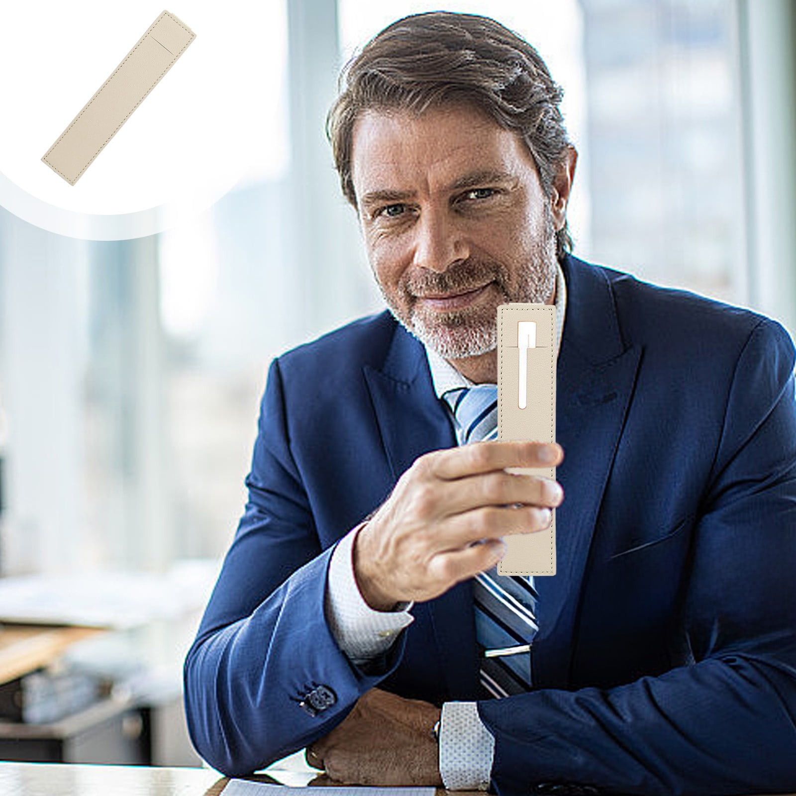 mtvxesu Binder Pencil Pouch, Adjustable Elastic Pen Pocket For ...