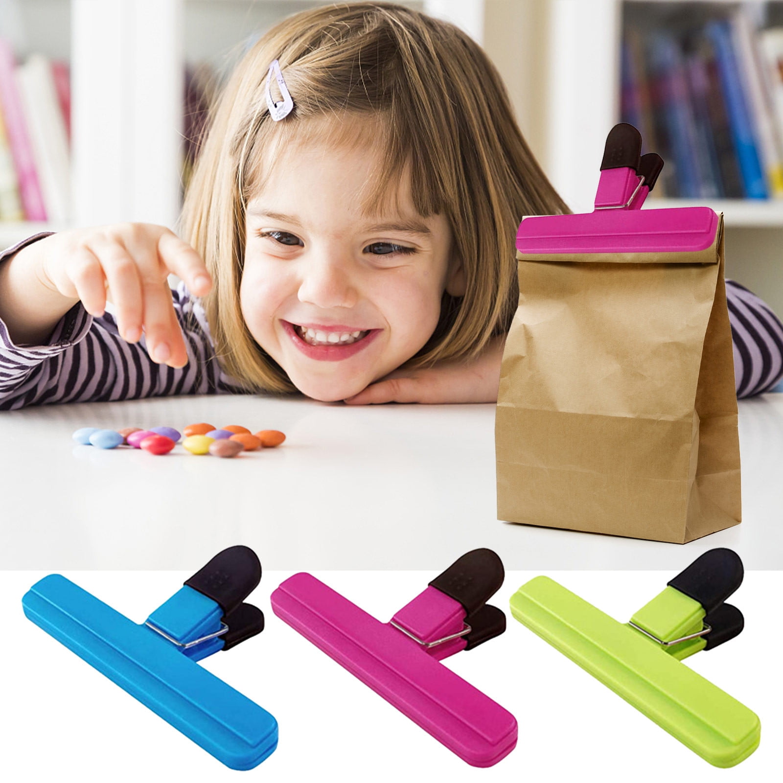 mtvxesu Chip Clips for Bags, Chip Bag Clips Heavy Duty Food Clips ...