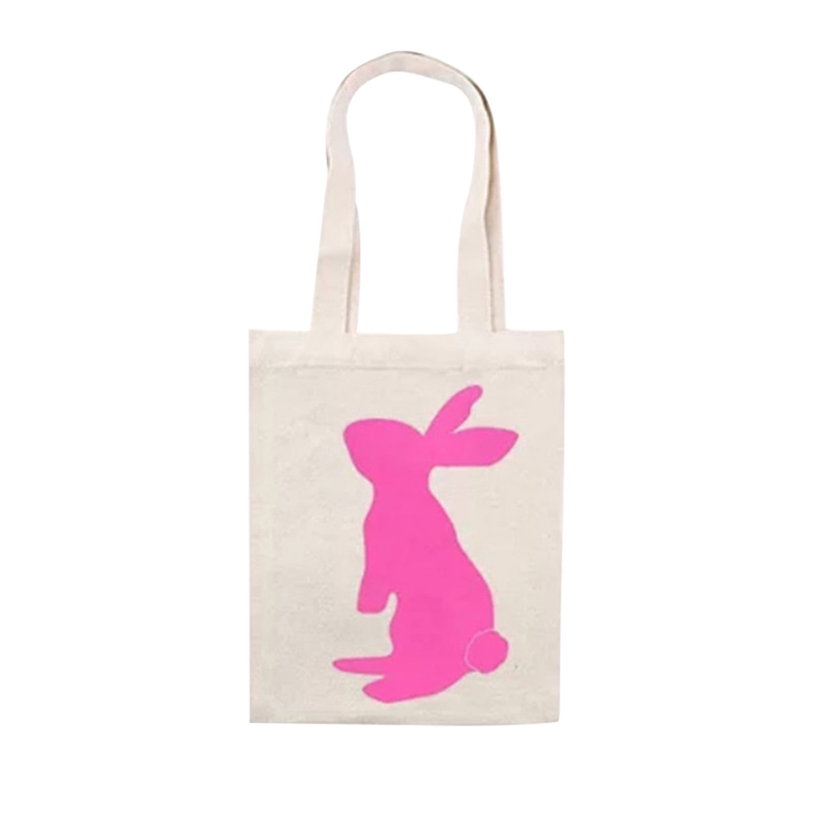 mtvxesu Easter Gift Bags, Adorable Easter Bunny Cloth Bag, Handheld ...
