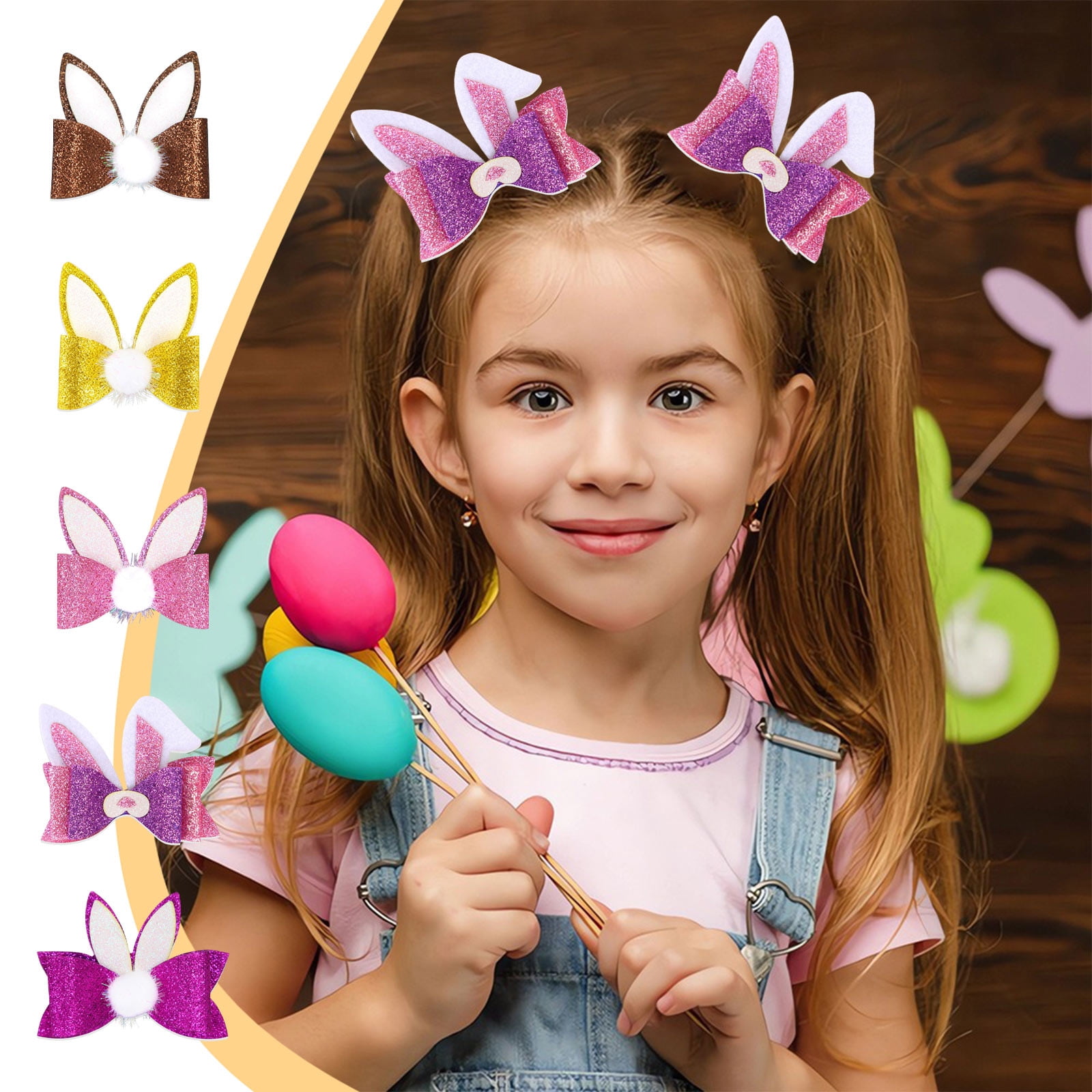 mtvxesu Easter Home Decor, Easter Party Decoration, Bunny Eggs Hairpin ...