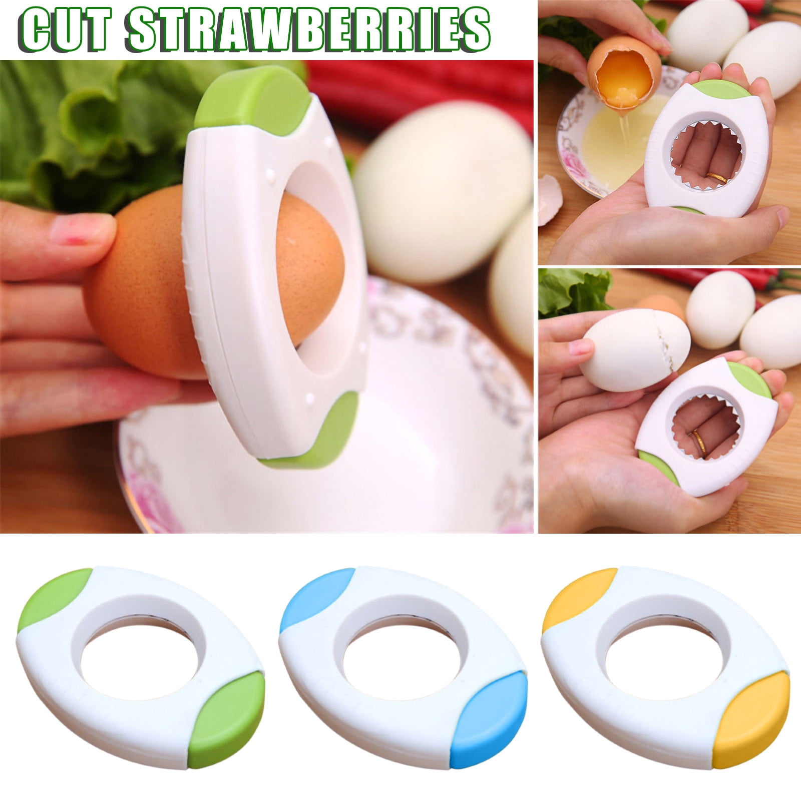 mtvxesu Egg Cutter for Haeggs, Boiled Opener Reliable Kitchen Useful ...