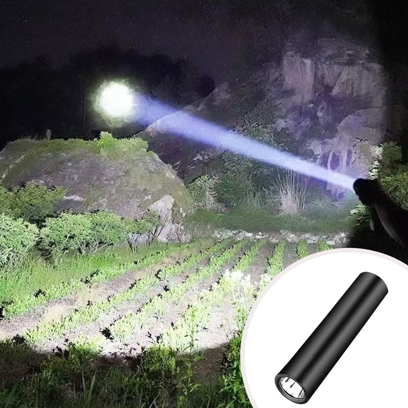 mtvxesu Emergency Flashlight, Mini Flashlight, Super Bright ...