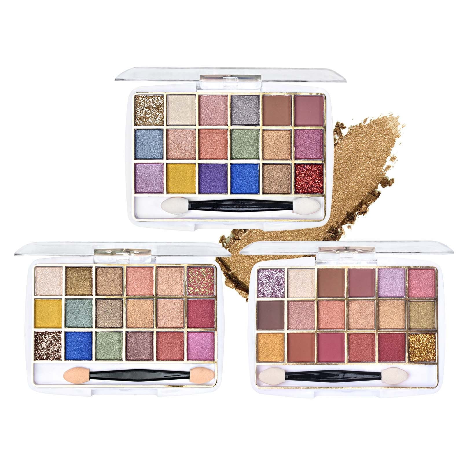 mtvxesu Eye Shadow Palettes, 18-Color Eyeshadow Tray - Full Set Of ...