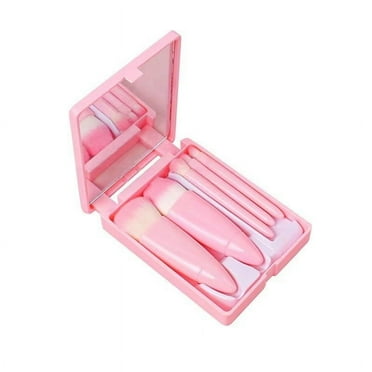 Easy-taken Travel Makeup Brush Set, COSHINE 5pcs Mini Complete Function ...