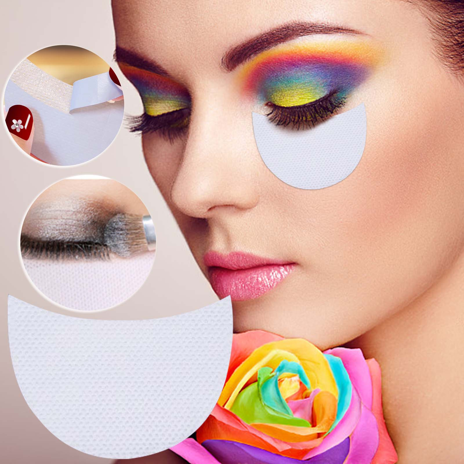 mtvxesu Eyeshadow Palette, 20Pcs Eyeshadow Shield Lint Stencils, Gel ...