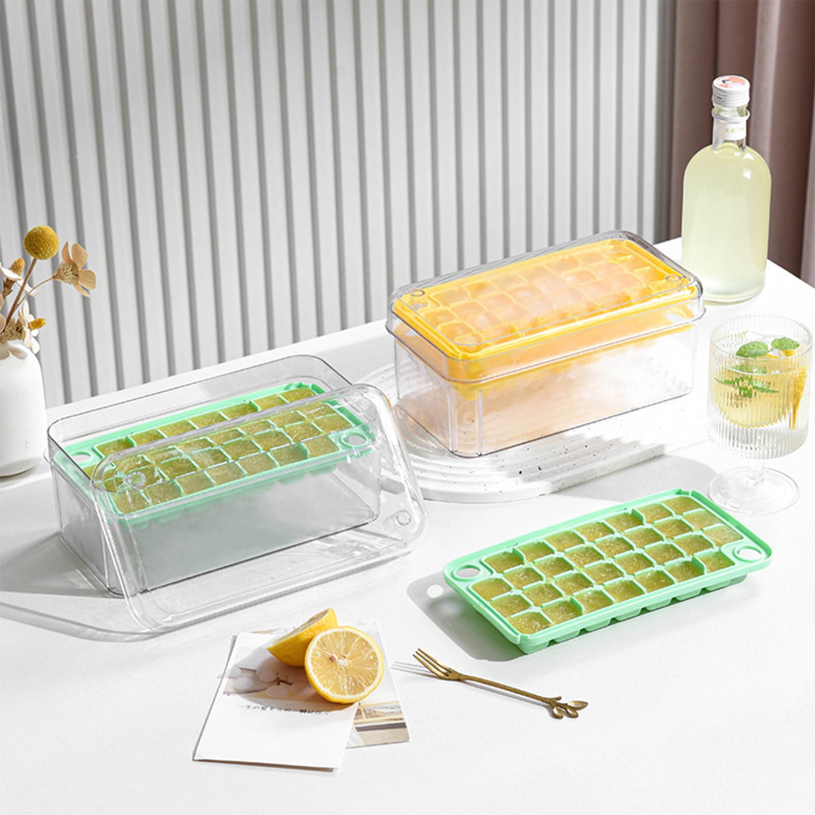 mtvxesu Food Grade Ice Block Maker for Home Use Soft Hard Combination ...