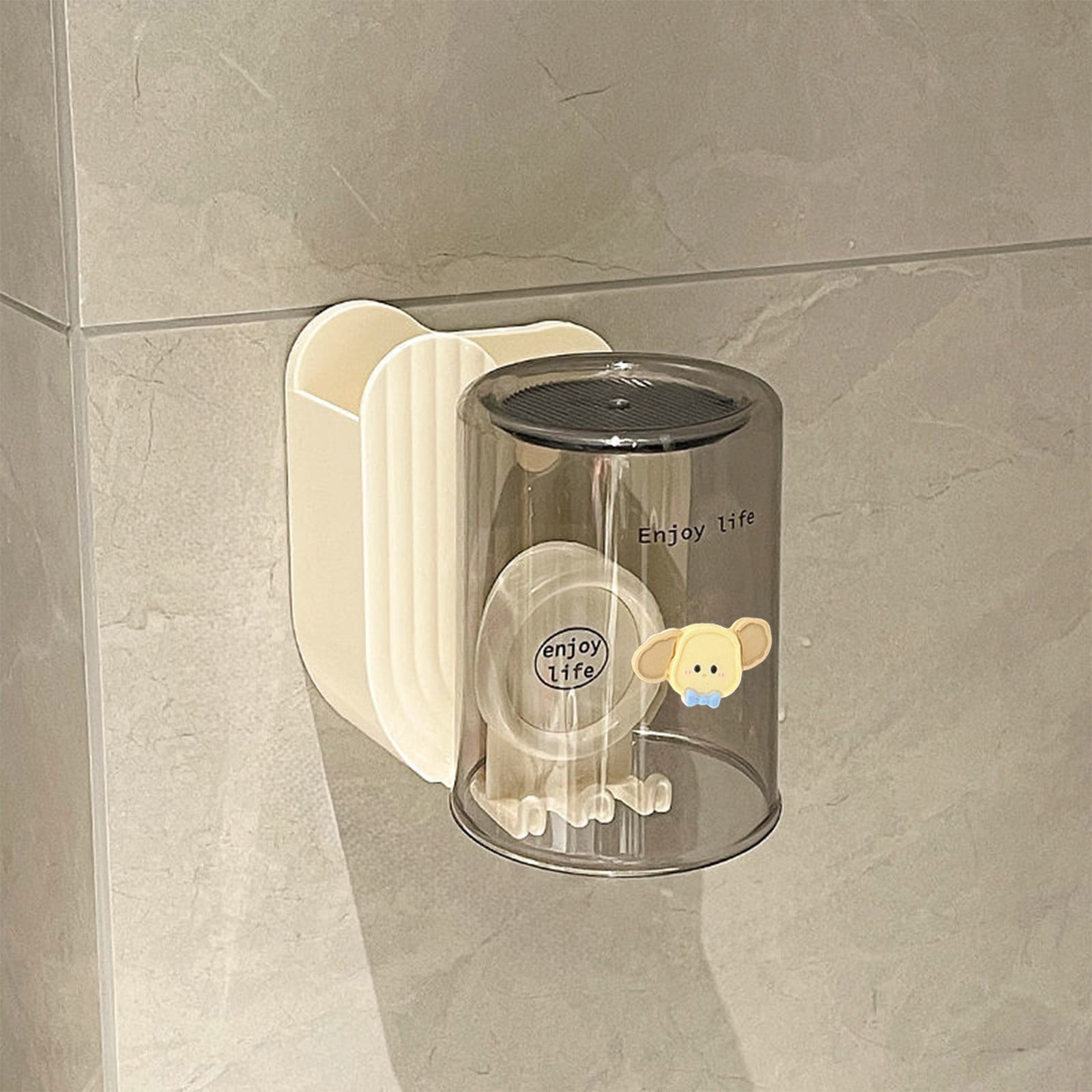 mtvxesu Garage Storage, Wall-Mounted Electric Toothbrush & Mouthwash ...