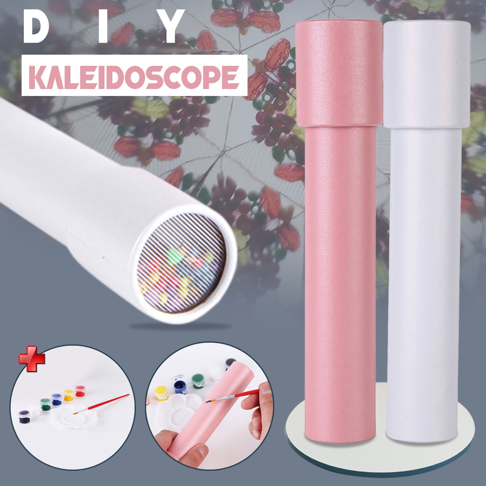 mtvxesu Girl Toys, Rotating Colorful World Sensory DIY Toy (Containing ...