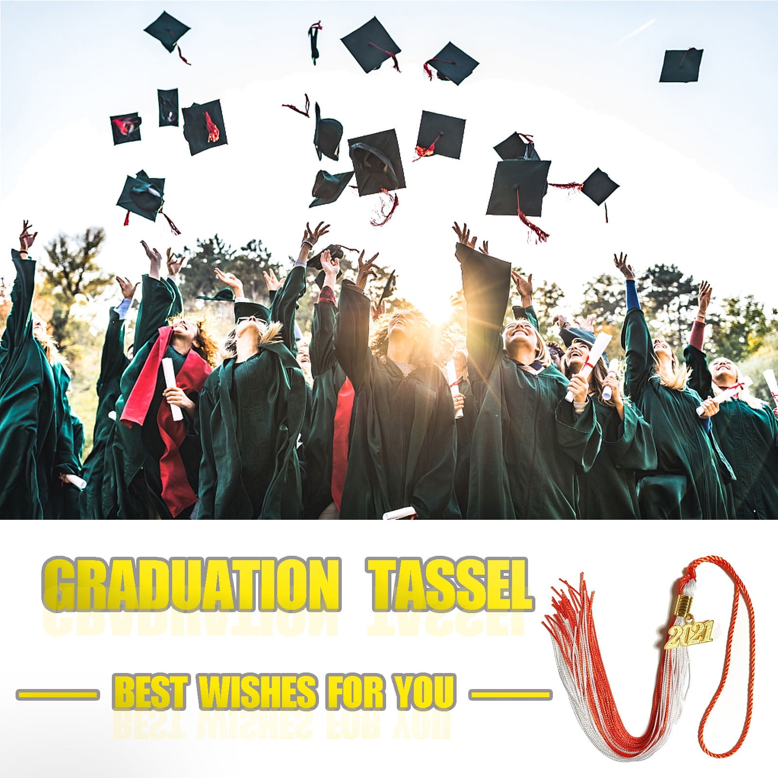 mtvxesu Graduation Decorations, Academic Grade Graduation Tassels with ...