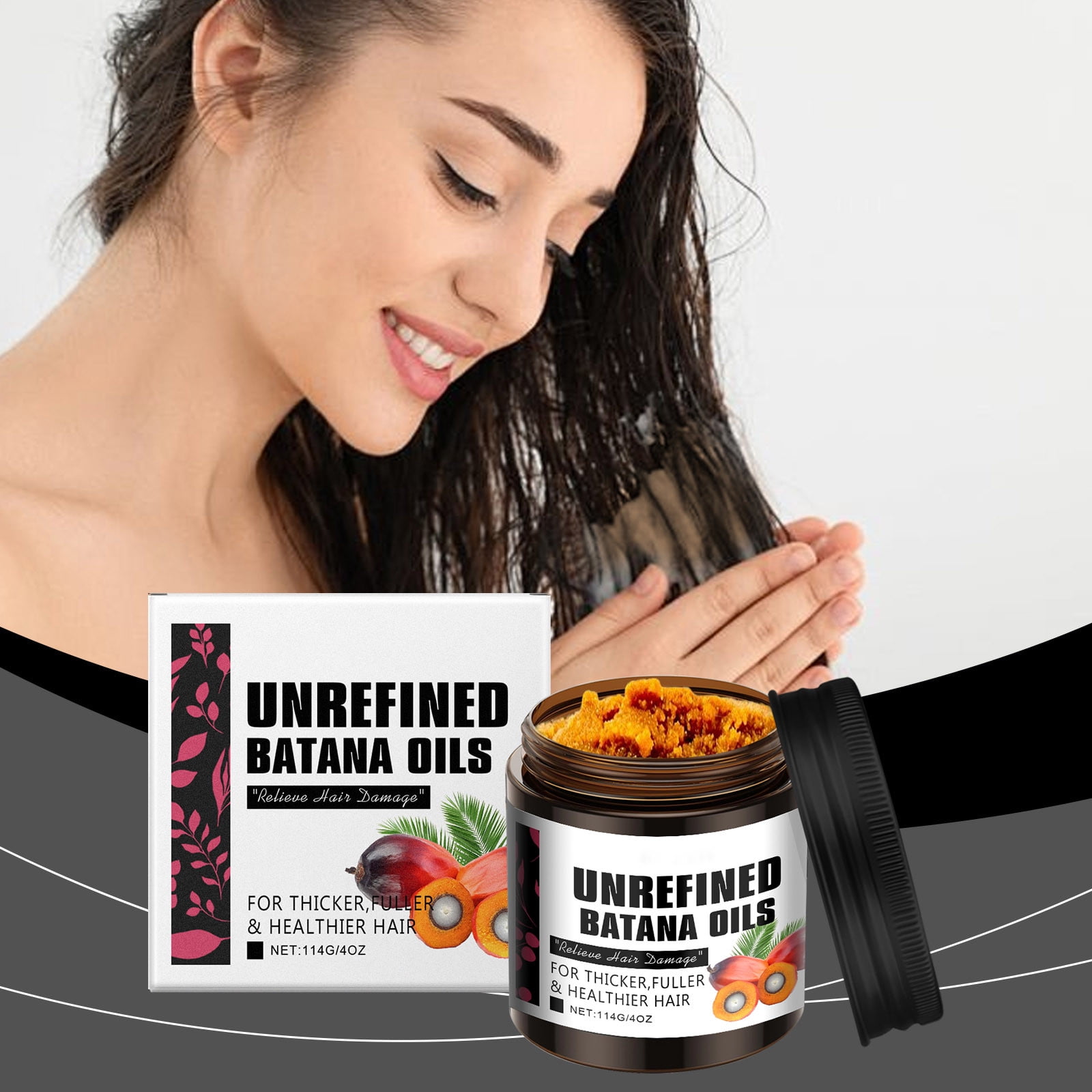 mtvxesu Hair Care Products, Batana Oil Hair Care Film Nourishes Moisturizes Softens Adds ...