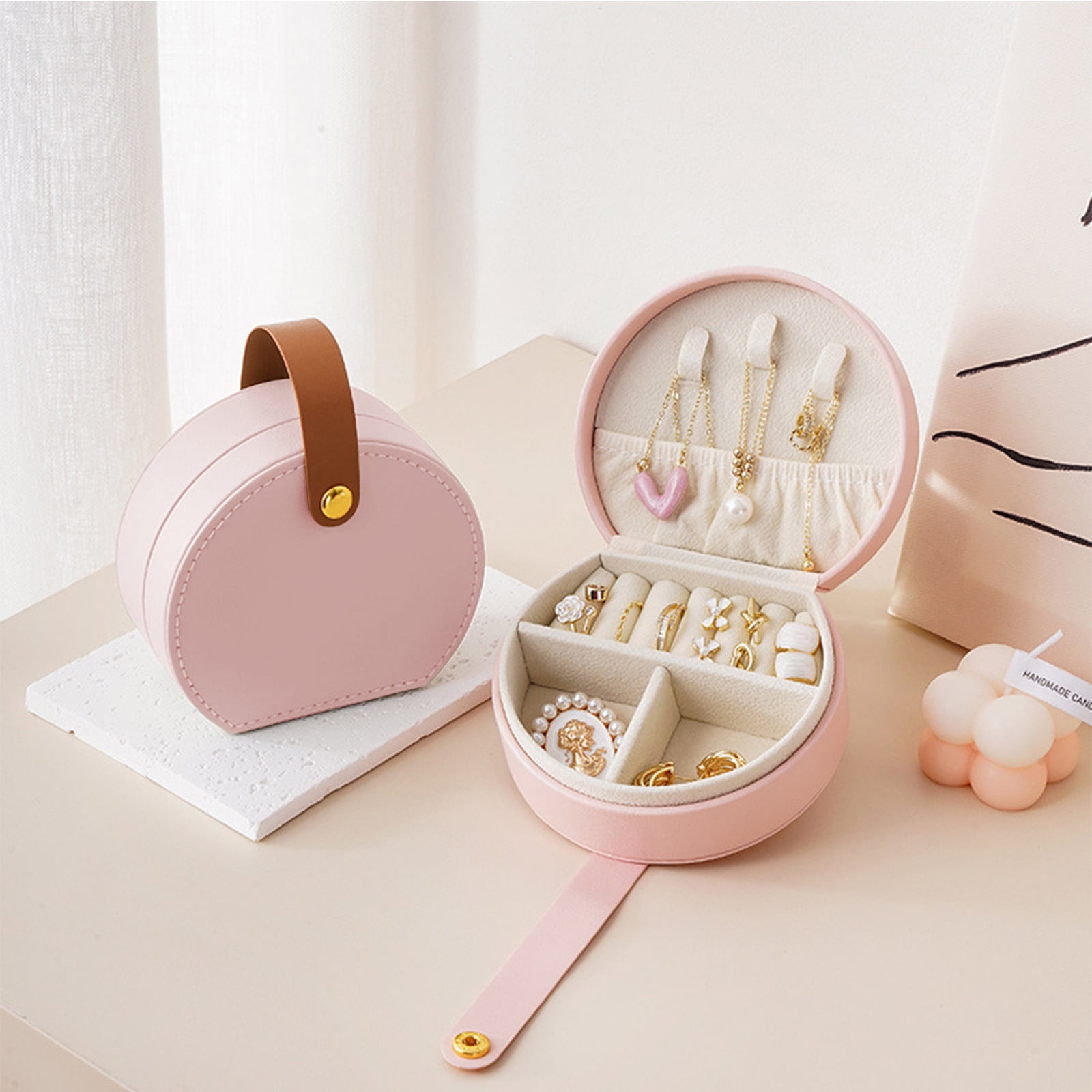 mtvxesu Jewelry Boxes Organizers, Travel Jewelry Case Jewelry Travel ...